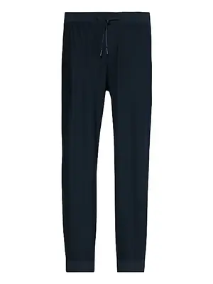 Lululemon Abc Drawstring-waist Stretch-wovem Jogging Bottoms - True Navy