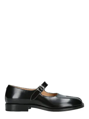 MAISON MARGIELA Tabi Split-toe Leather Mary-janes - Black