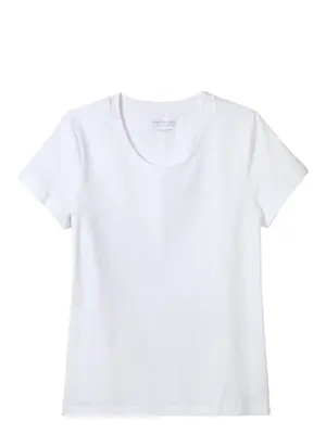 THE WHITE COMPANY Essential Short Sleeve T-shirt - White
