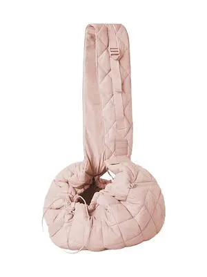MAXBONE Quilted Woven Sling Dog Carrier - Light Camel