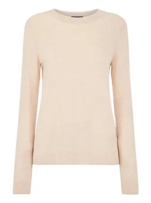 Whistles Slim-fit Metallic-knitted Jumper - Ivory