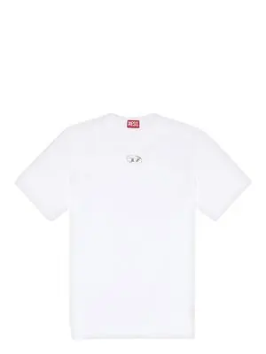 DIESEL® T-just-od Logo-plaque Cotton-jersey T-shirt - 100