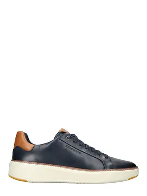Cole Haan Grandprø Topspin Leather Low-top Trainers - Blue/dark