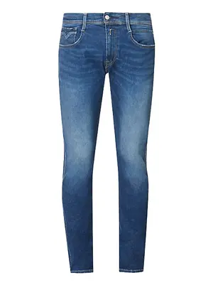 REPLAY Anbass Slim-fit Jeans - Dark Blue