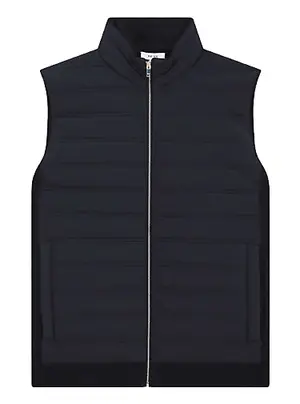 REISS William Padded Gilet - Navy