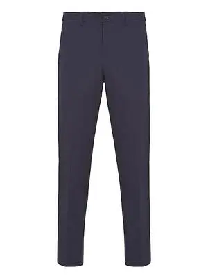 Prada Slim-fit Straight-leg Woven Trousers - Blue