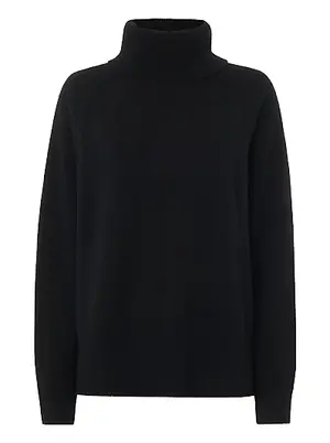 Whistles Relaxed-fit Cashmere Jumper - Black