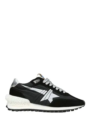 GOLDEN GOOSE Runner Low-top Sneakers - Black/comb