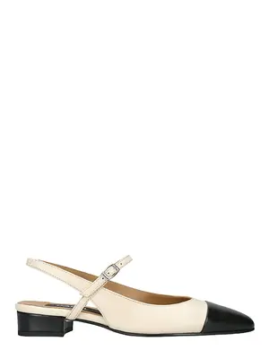 CAREL Oceano Suede Ballet Flats Beige Comb