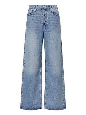 AGOLDE Baggy Wide-leg Denim Jeans - Libertine