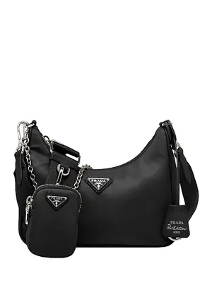 Prada Re-nylon 2005 Shoulder Bag - Black