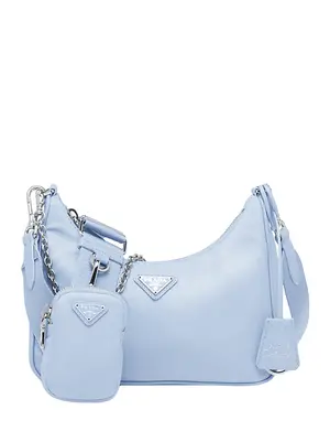 Prada Prada Re-Nylon 2005 Shoulder Bag Light Blue