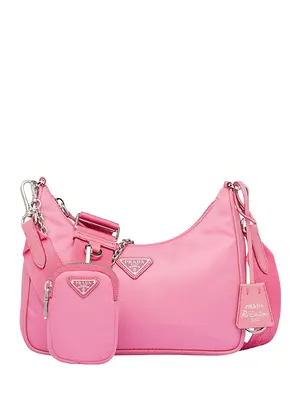 Prada Prada Re-Nylon 2005 Shoulder Bag Pink