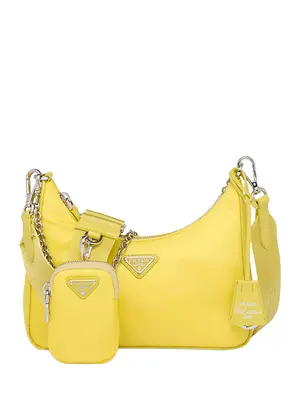 Prada Prada Re-Nylon 2005 Shoulder Bag Yellow