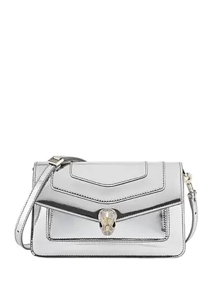 BVLGARI Bvlgari Serpenti Forever East-West Shoulder Bag Silver