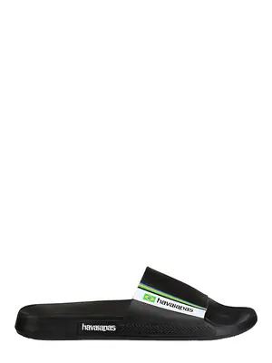 Havaianas Brazil Logo-print Rubber Sandals - Black