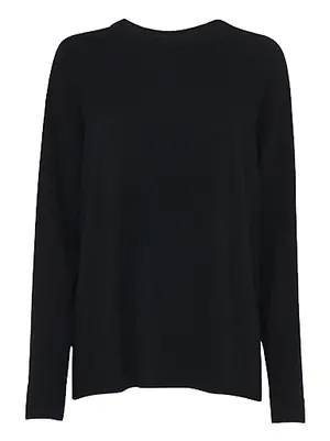 Whistles Relaxed-fit Cashmere Jumper - Black