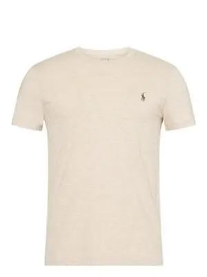 Polo Ralph Lauren Logo-embroidered Regular-fit Cotton-jersey T-shirt - Expedition Heather
