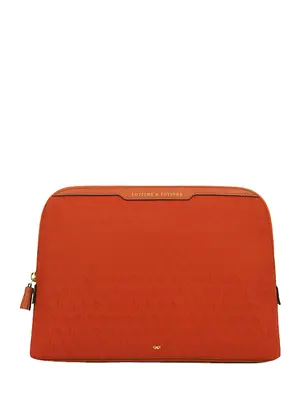 ANYA HINDMARCH Lotions And Potions Washbag - Burnt Sienna