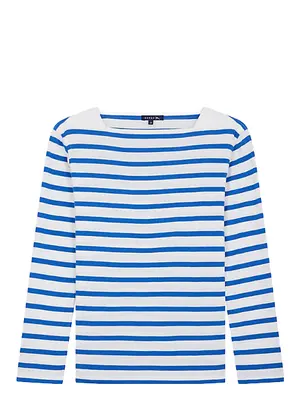 Soeur Katy Stripe Cotton T-shirt - Print
