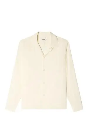 Sandro Spread-collar Woven Shirt - White