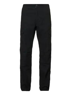 Carhartt Work In Progress Aviation Straight-leg Cotton-canvas Cargo Trousers - Black