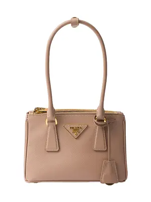 Prada Galleria Mini Saffiano Leather Tote Bag - Powder