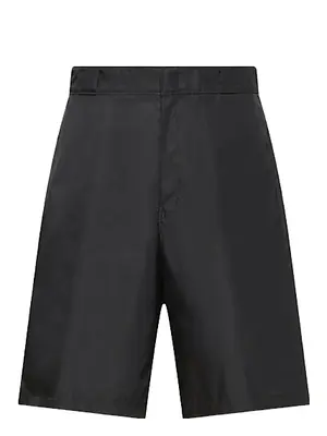 Prada Bermuda Nylon Shorts - Black