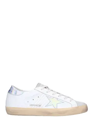 GOLDEN GOOSE Exclusive Superstar Iridescent-star Low-top Leather Trainers - Other