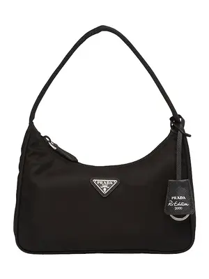 Prada Re-Edition 2000 Nylon Shoulder Bag Black