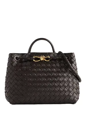 Bottega Veneta Andiamo Leather Tote Bag - Fondant