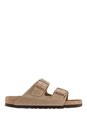 BIRKENSTOCK Arizona Two-strap Faux-leather Sandals - Tobacco Brown