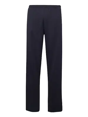 Zimmerli Relaxed-fit Cotton Trousers - Navy
