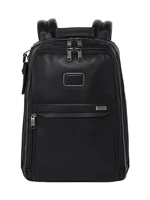 Tumi Alpha 3 Slim Leather Backpack - Black