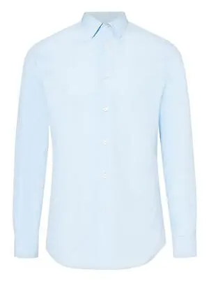 Paul Smith Tailored-fit Cotton Shirt - Light Blue