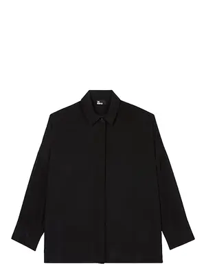 The Kooples Silk Button-down Shirt - Black