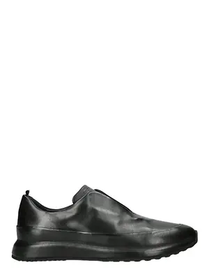 Officine Creative Race Leather Low-top Trainers - Black