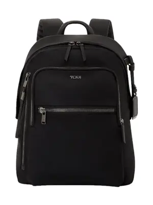 Tumi Halsey Zip-pocket Nylon Backpack - Black/gunmetal