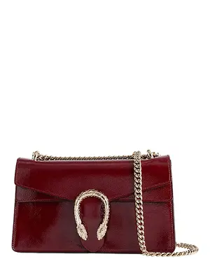 Gucci Dionysus Chain-strap Leather Shoulder Bag - Rosso Ancora
