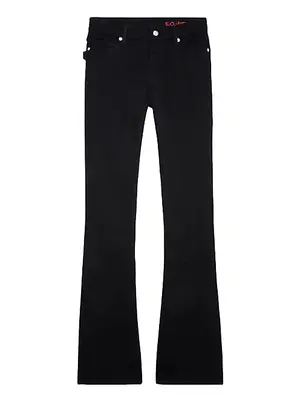 Zadig&Voltaire Eclipse Flared-leg Mid-rise Jeans - Noir