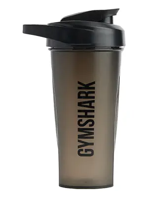 GYMSHARK Branded Plastic Shaker Bottle - Black