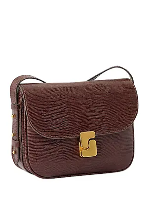 Soeur Belissima Mini Leather Cross-body Bag - Brown