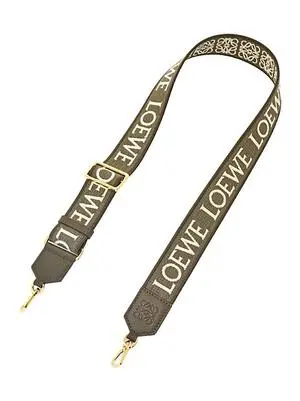 Loewe Loewe Anagram Loop Bag Strap Dark Khaki Green