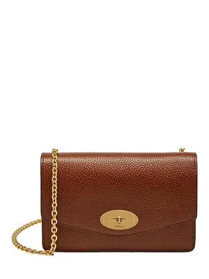 Mulberry Darley Small Leather Cross-body Bag Oak