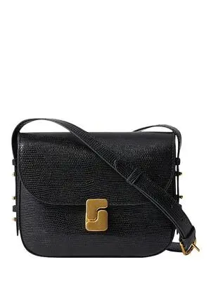 Soeur Bellissima Mini Leather Shoulder Bag - Black