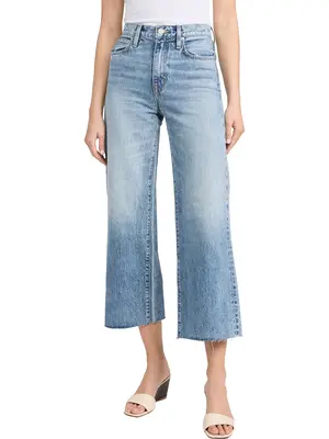 SLVRLAKE Grace Crop Jeans - Lightning Strikes