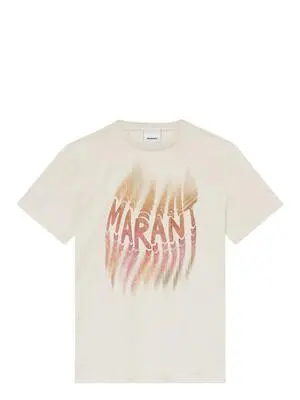 MARANT ETOILE Marant Étoile Zoeline T-Shirt Ecru