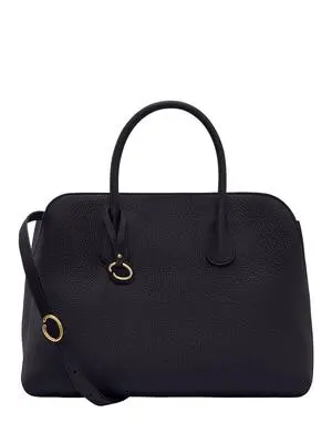 Oscar De La Renta Oscar De La Renta The Ivy Top Handle Bag Blue