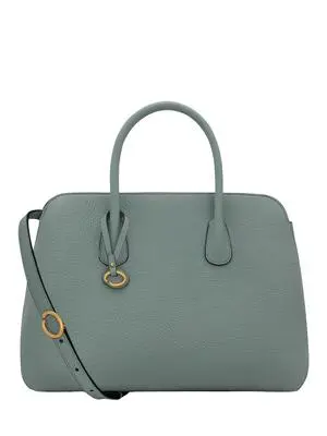Oscar De La Renta Oscar De La Renta The Ivy Top Handle Bag Mist