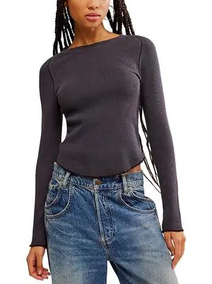 Free People We The Free Easy Does It Tee - Black